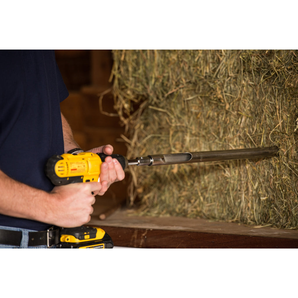 Oakfield Apparatus Open Tube Hay/Forage Probe Power Sampling Kit